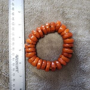 Jewelry | Natural Amber Abacus Beaded Bracelet | Poshmark